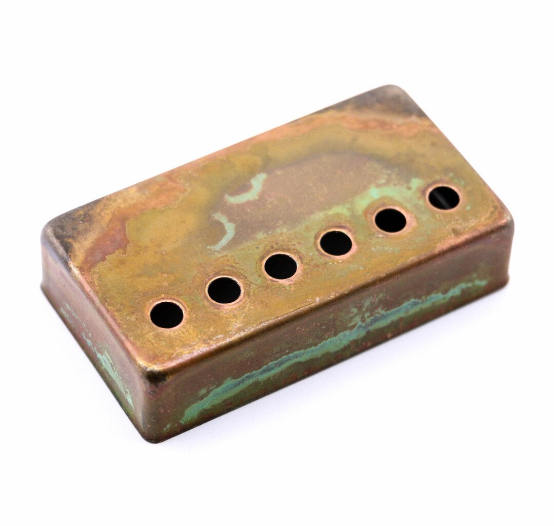 AGP ™ - Aged Relic Chrome Humbucker Cover Single *52mm Pole Spacing ...