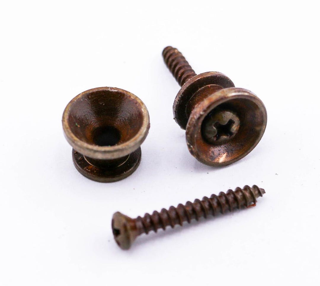 AGP ™ Fender ® Stratocaster ® Telecaster ® Aged Relic Nickel Strap ...