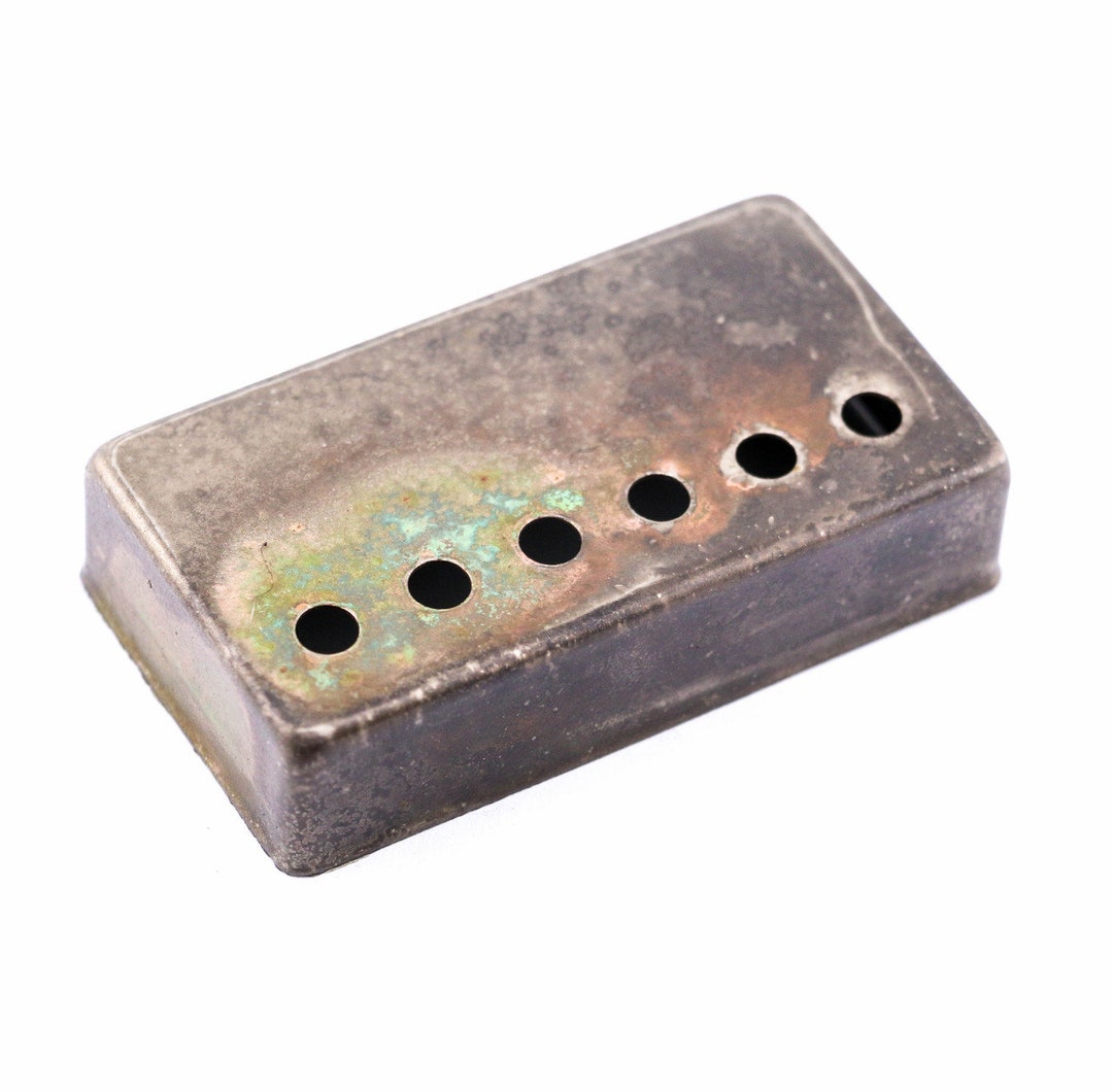 AGP ™ - Aged Relic Chrome Humbucker Cover Single *52mm Pole Spacing ...