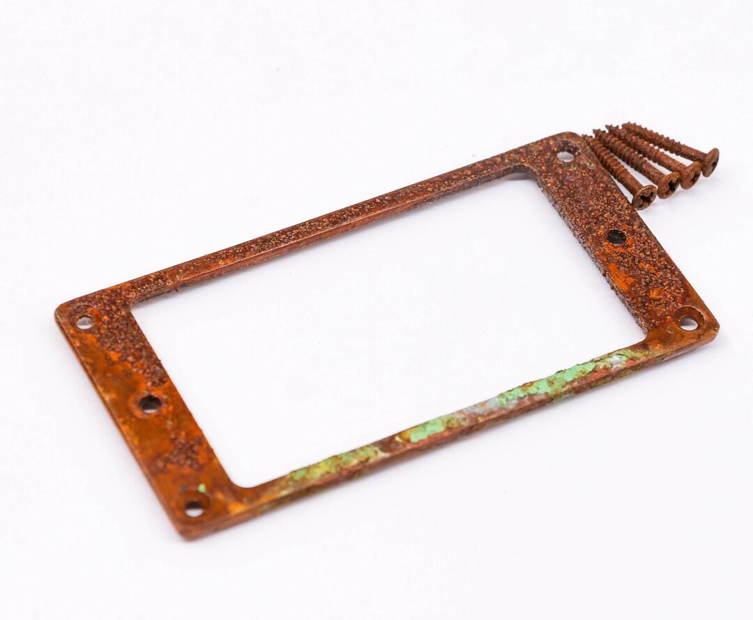 AGP ™ - Single Aged Chrome Flat Bottom Metal Humbucker Ring #5292532 - Etsy