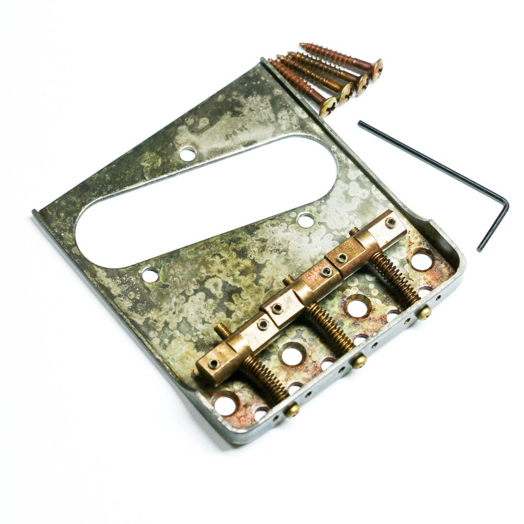 AGP ™ - Telecaster ® Cut Down Sides Aged Relic 3-saddle Bridge With ...