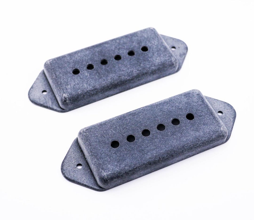 AGP ™ - P90 Dog Ear Guitar Pickup Cover Set 50mm Aged Relic #8132449 - Etsy