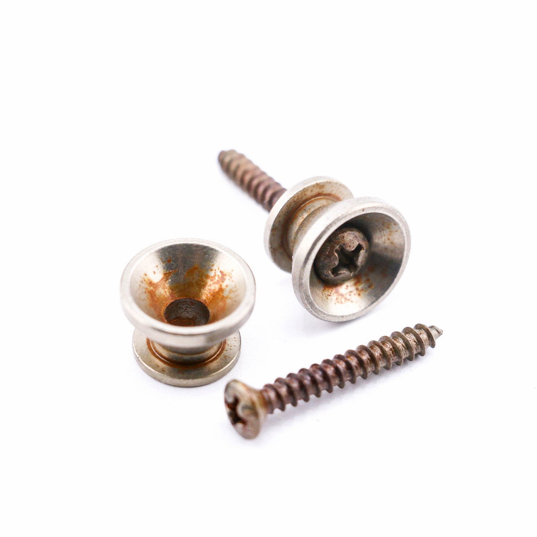 AGP ™ Fender ® Stratocaster ® Telecaster ® Aged Relic Nickel Strap ...