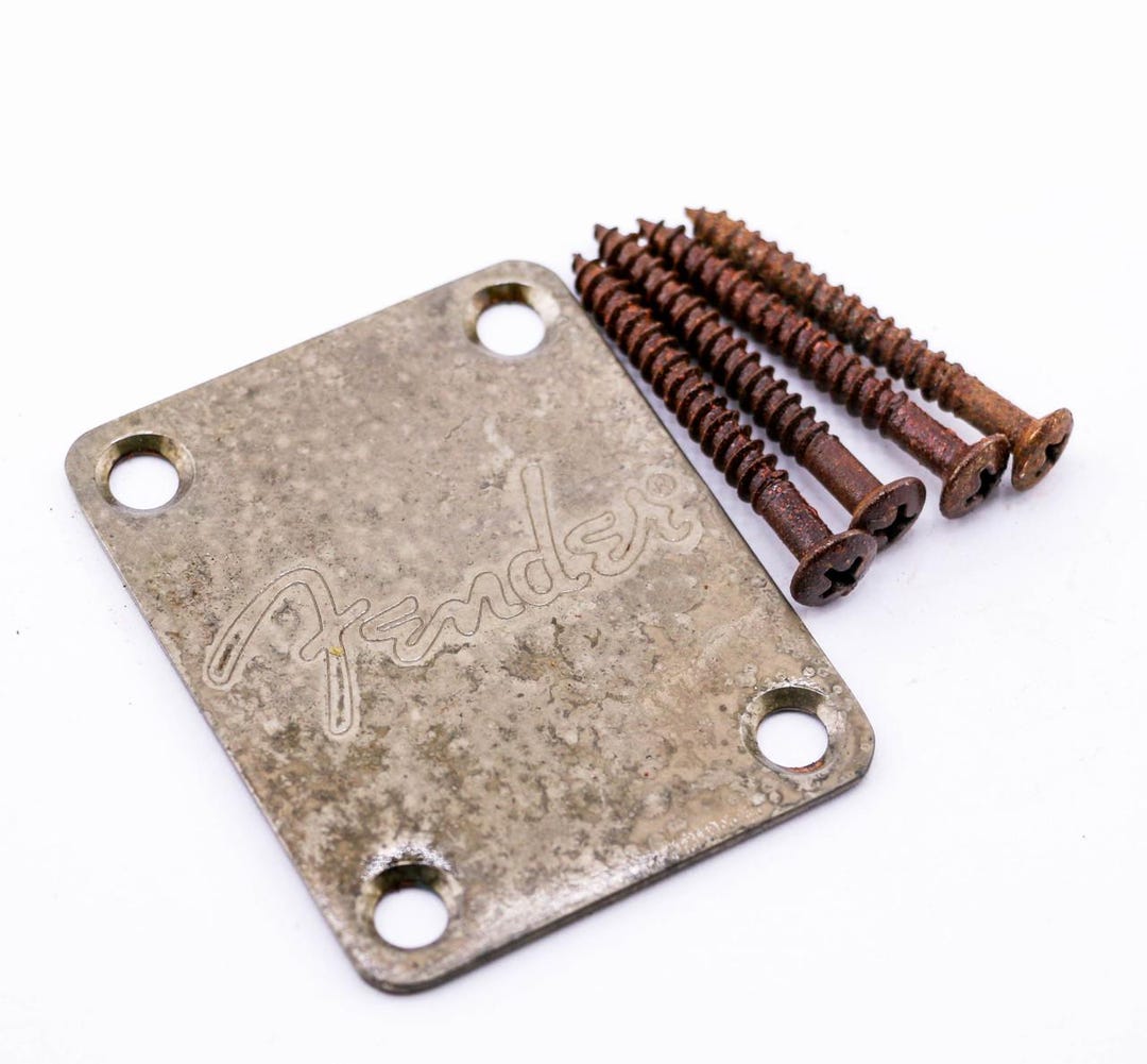 Fender ® Logo Neck Plate 4-bolt Neck Plate Tele Strat 8162431 - Etsy