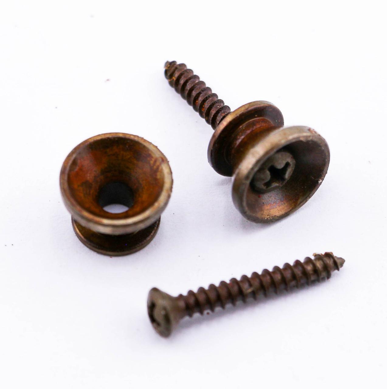 AGP ™ Fender ® Stratocaster ® Telecaster ® Aged Relic Nickel Strap ...