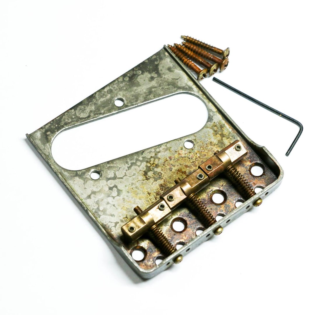AGP ™ - Telecaster ® Cut Down Sides Aged Relic 3-saddle Bridge With ...