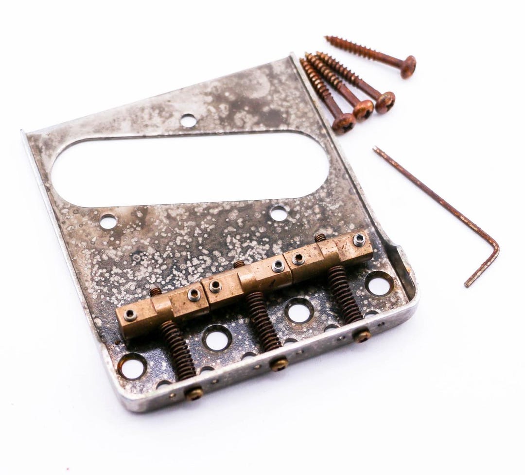 AGP ™ - Telecaster ® Cut Down Sides Aged Relic 3-saddle Bridge With ...
