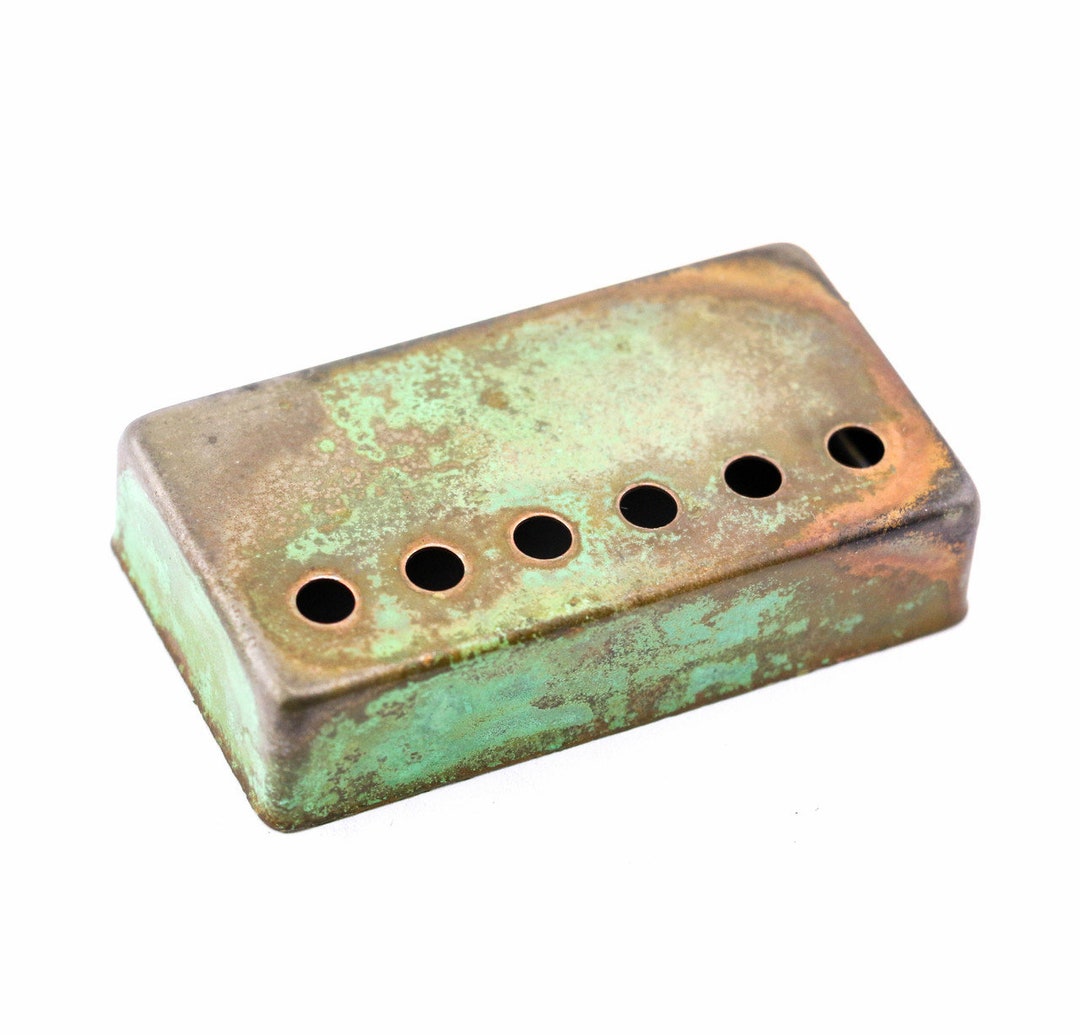 AGP ™ - Aged Relic Chrome Humbucker Cover Single *52mm Pole Spacing ...