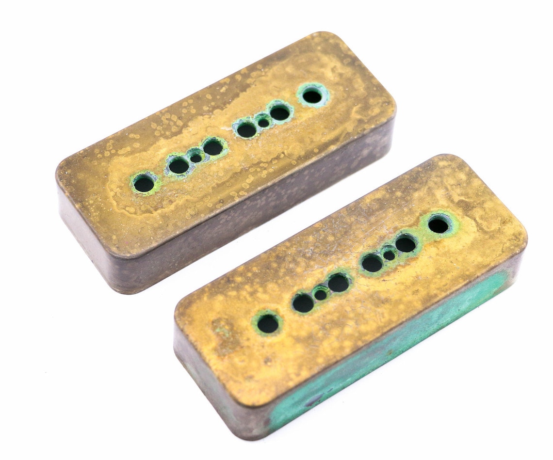 AGP ™ - Aged Relic P90 Soapbar Guitar Pickup Covers 50mm #1122344 - Etsy