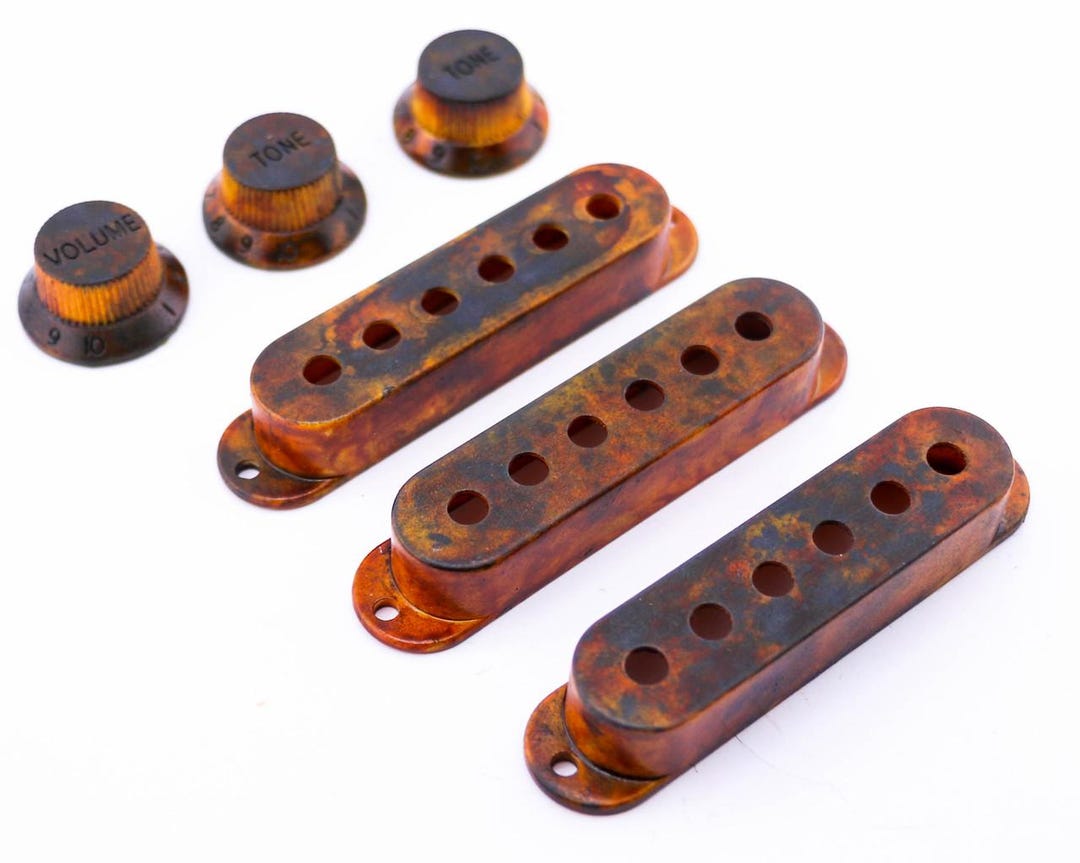 AGP ™ - Relic Fender ® Stratocaster Aged Pickups Covers 50/50/52mm and ...