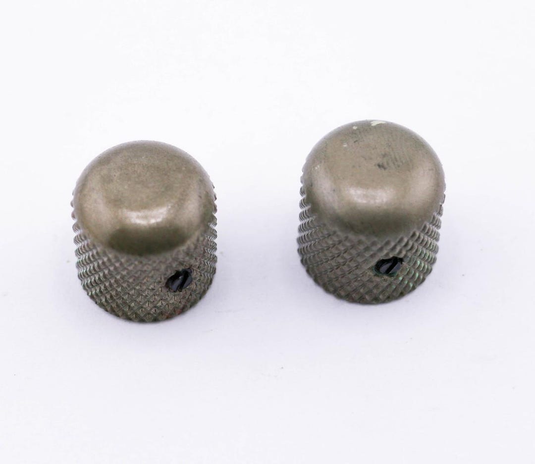 AGP ™ Aged Telecaster ® Relic Dome Knobs With Set Screw for 6.35mm 1/4 ...