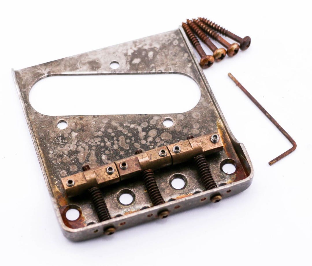 AGP ™ - Telecaster ® Cut Down Sides Aged Relic 3-saddle Bridge With ...