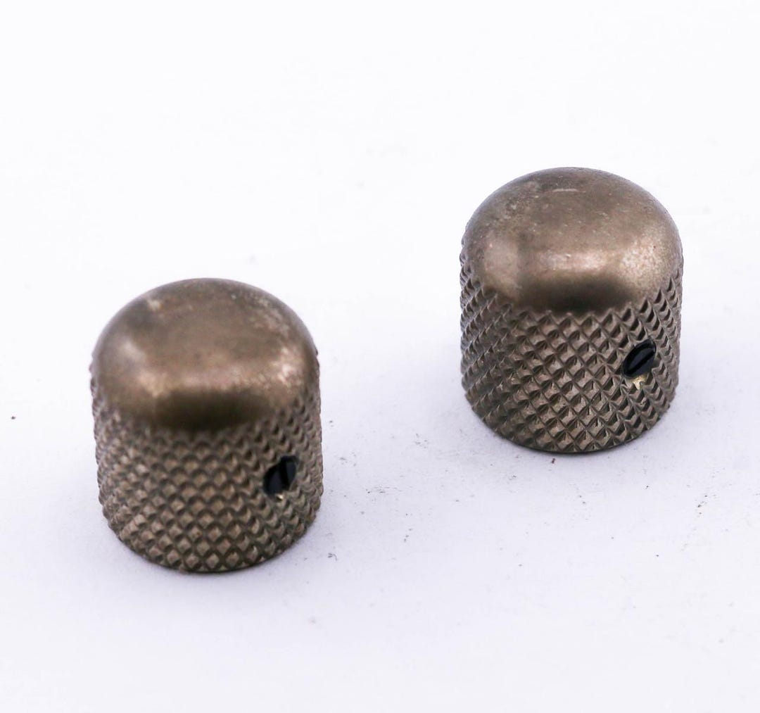AGP ™ - Aged Telecaster ® Relic Dome Knobs With Set Screw for 6.35mm (1 ...