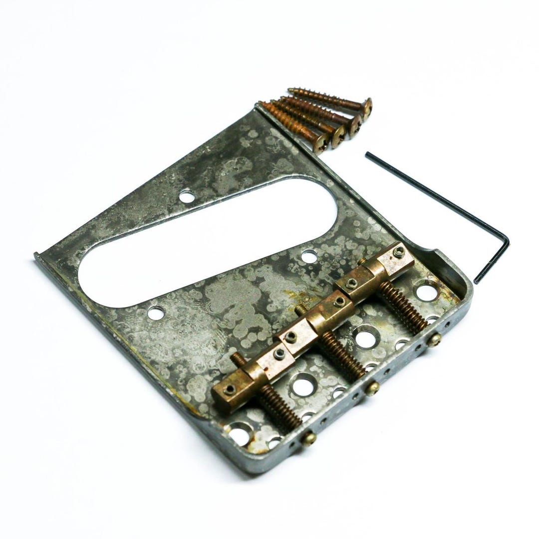 AGP ™ - Telecaster ® Cut Down Sides Aged Relic 3-saddle Bridge With ...