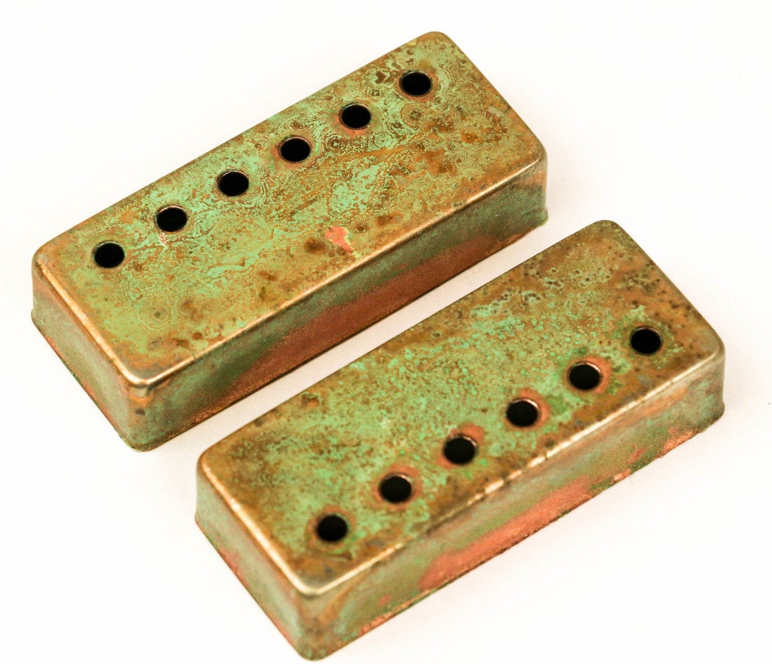 AGP ™ - Aged Mini Humbucker Cover Set Relic Nickel 50mm #6272350 - Etsy