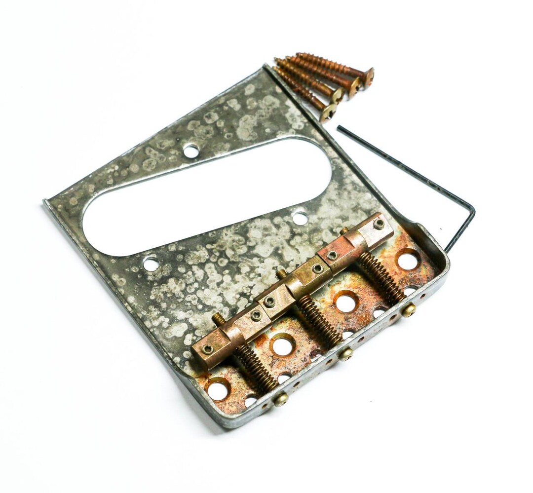 AGP ™ - Telecaster ® Cut Down Sides Aged Relic 3-saddle Bridge With ...