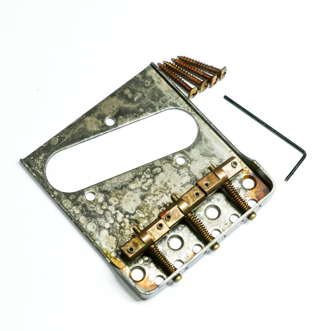 AGP ™ - Telecaster ® Cut Down Sides Aged Relic 3-saddle Bridge With ...