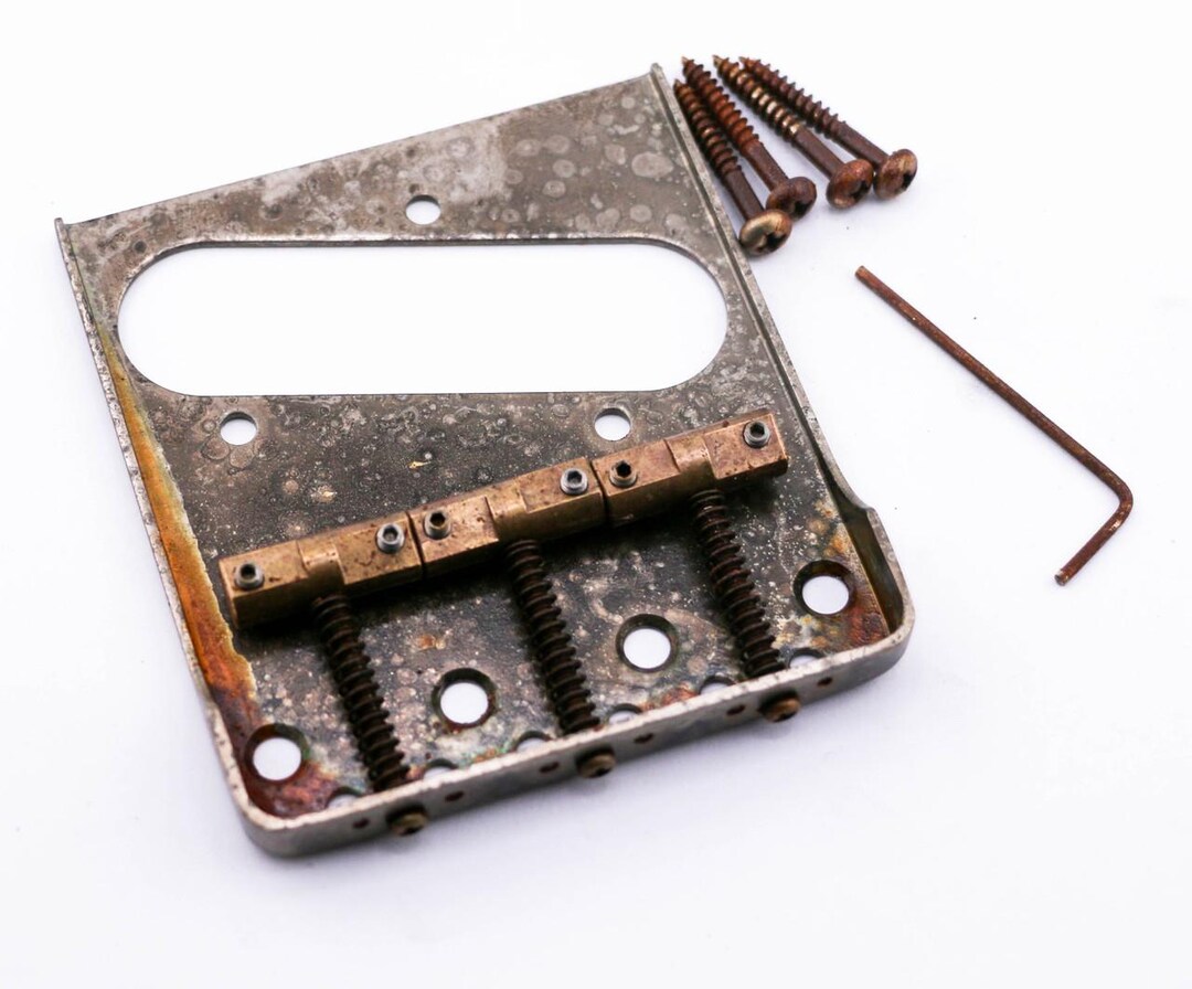 AGP ™ - Telecaster ® Cut Down Sides Aged Relic 3-saddle Bridge With ...