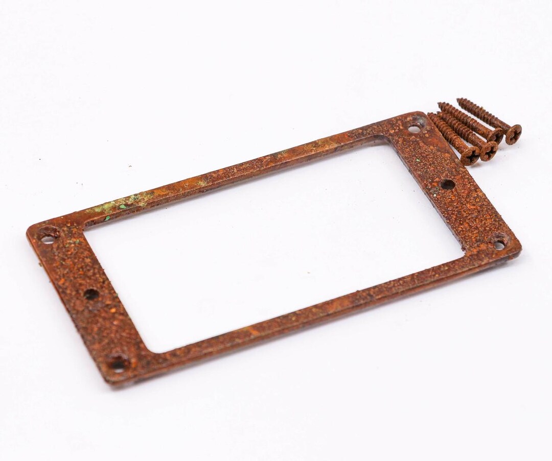 AGP ™ - Single Aged Chrome Flat Bottom Metal Humbucker Ring #5292547 - Etsy