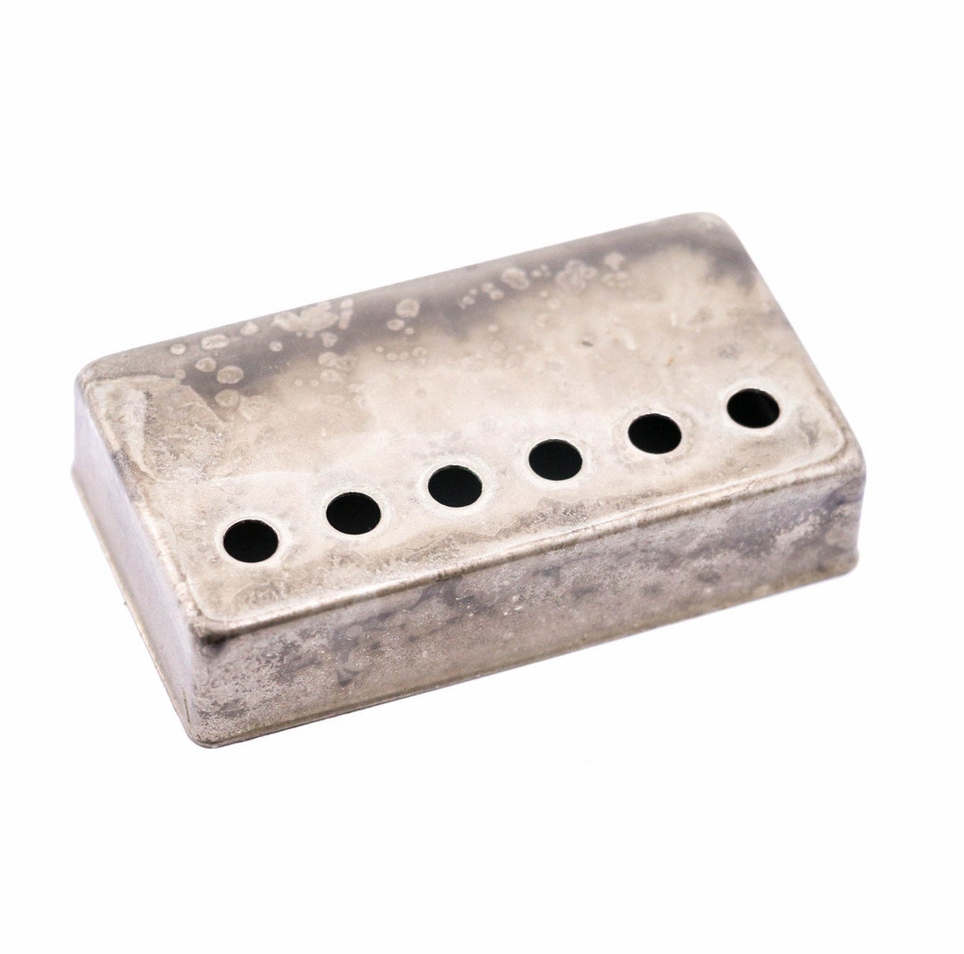 AGP ™ - Aged Relic Chrome Humbucker Cover Single *52mm Pole Spacing ...