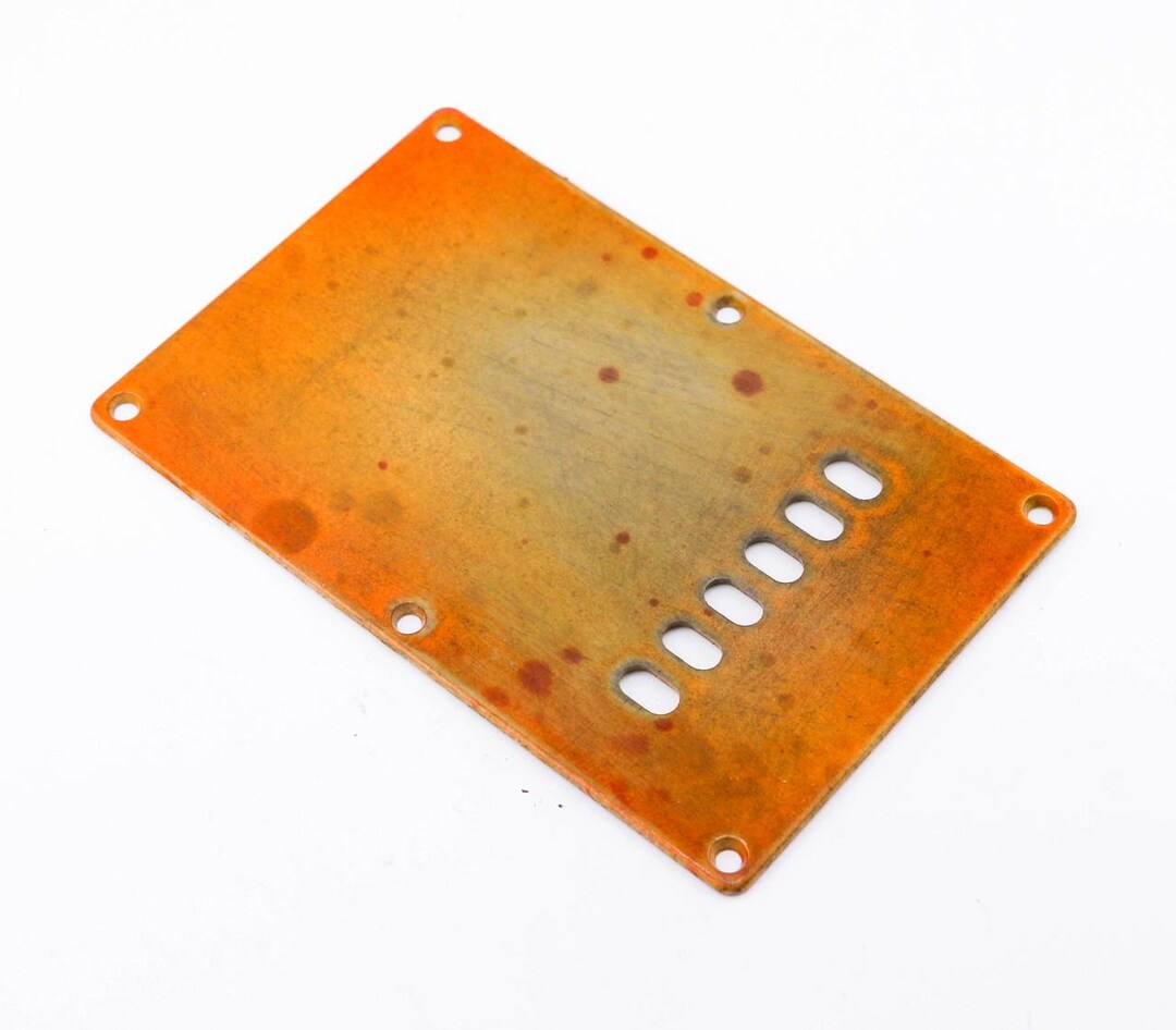 AGP ™ Relic Stratocaster ® Aged Vintage Backplate Cover #4112572 - Etsy