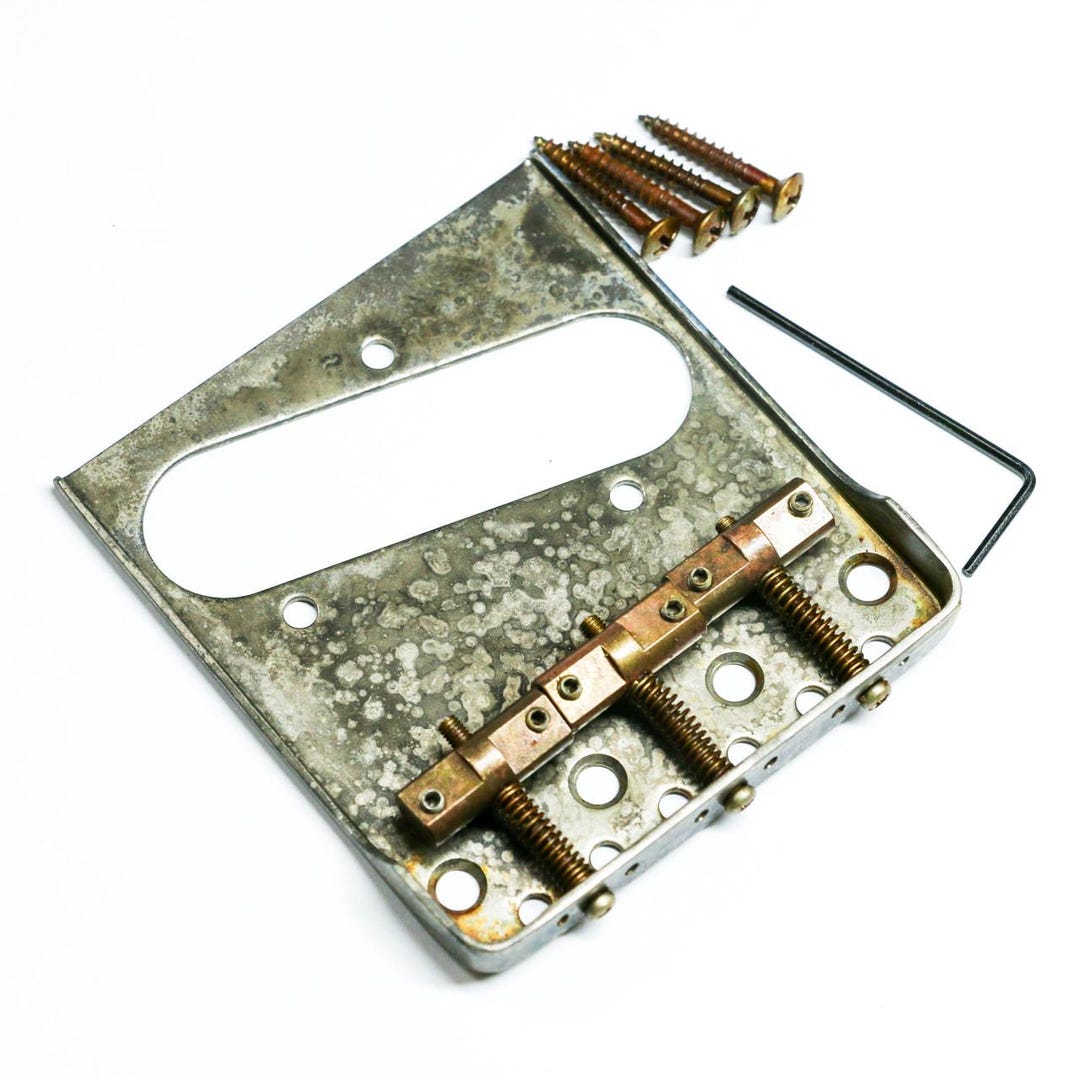 AGP ™ - Telecaster ® Cut Down Sides Aged Relic 3-saddle Bridge With ...