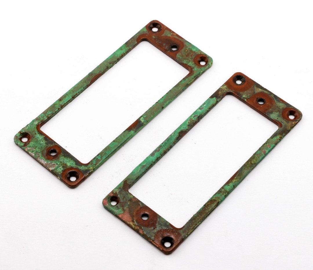 AGP ™ - Low Profile Flat Bottom Aged Relic Chrome Mini Humbucker Ring ...