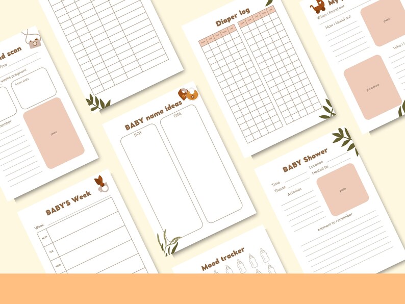 New Baby Planner Printable Baby Planner Newborn Planner - Etsy