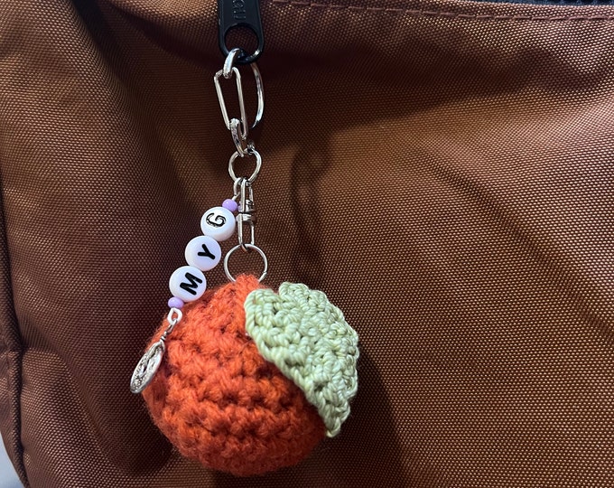 Handmade Crochet Min Yoongi MYG BTS ARMY Tangerine Orange Keychain - Etsy