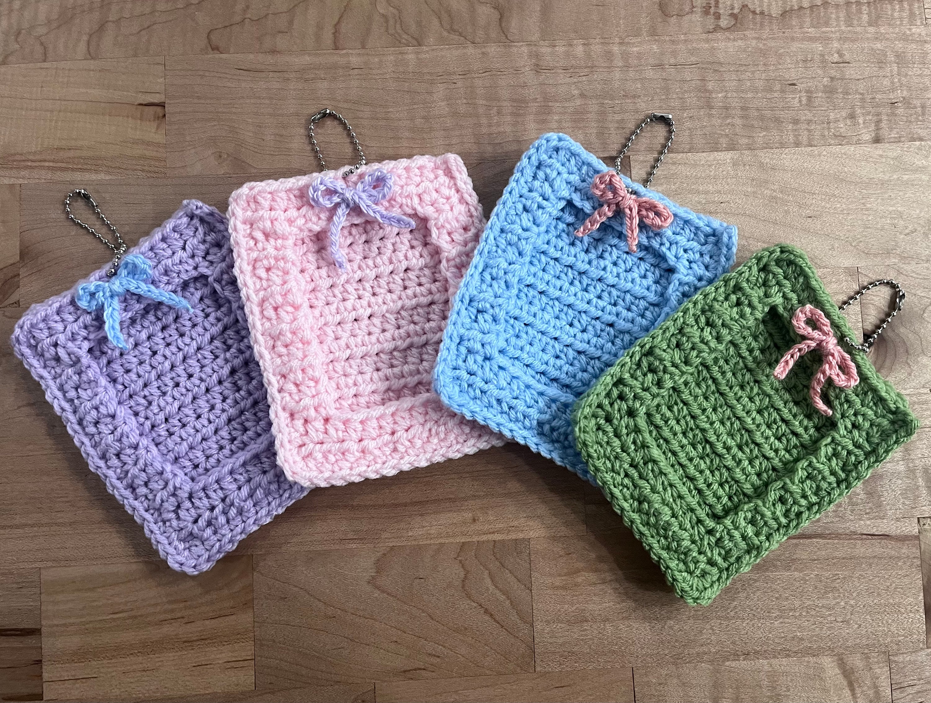 Kpop Crochet Handmade Photocard PC Holder Keychain - Etsy