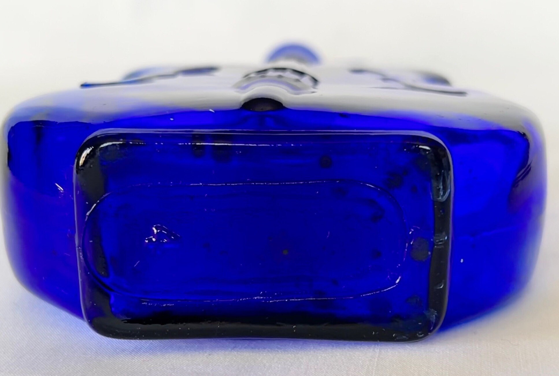 Cobalt Blue Violin/fiddle Bottle - Etsy