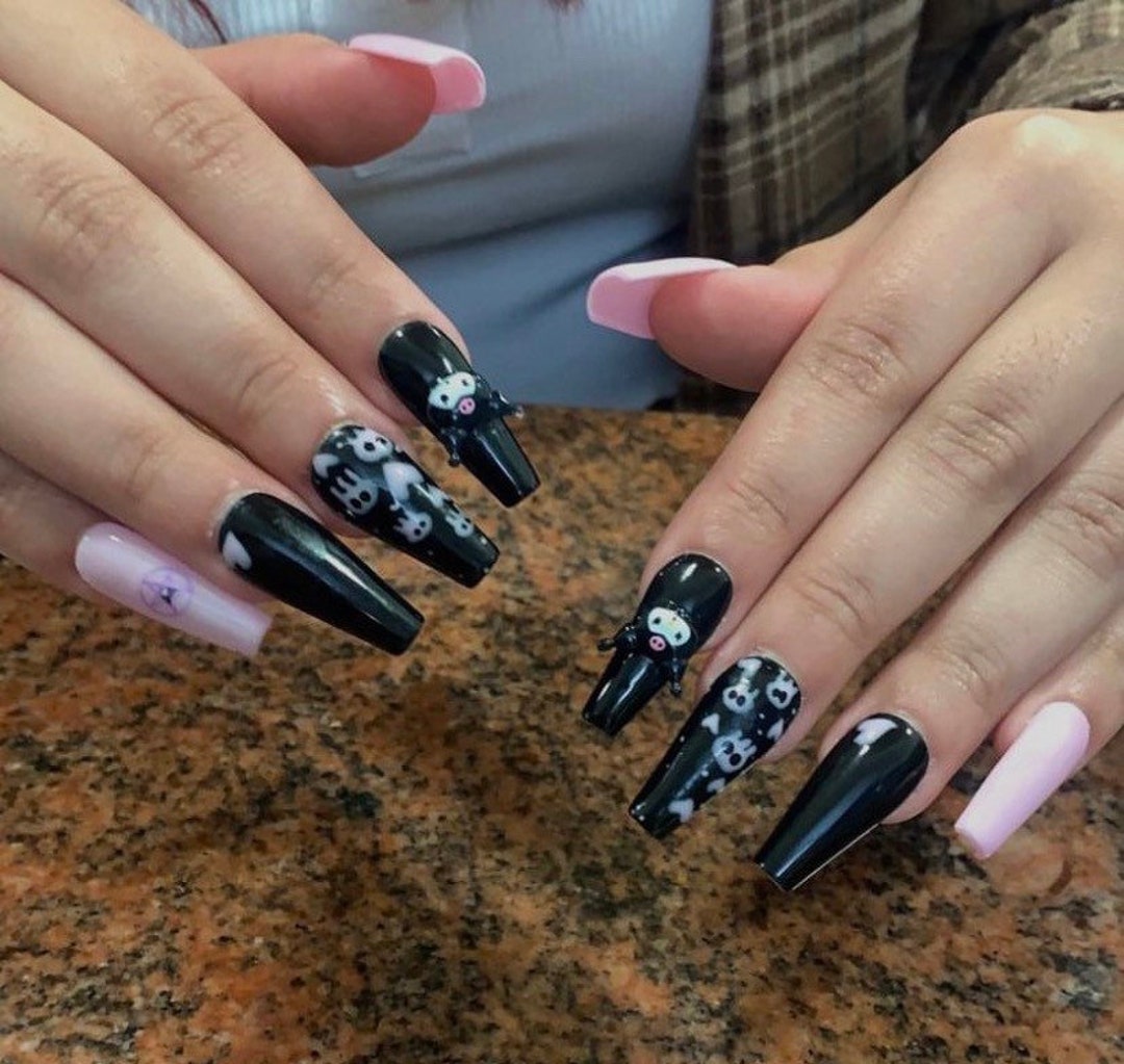 Kuromi Nails Etsy