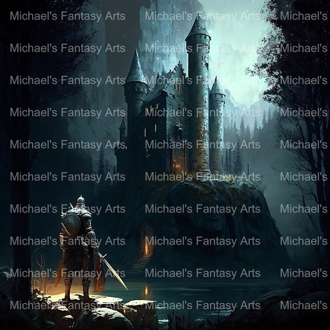 Dark Fantasy Castle SVG PNG JPEG, Download Digital Files, Dark Souls ...