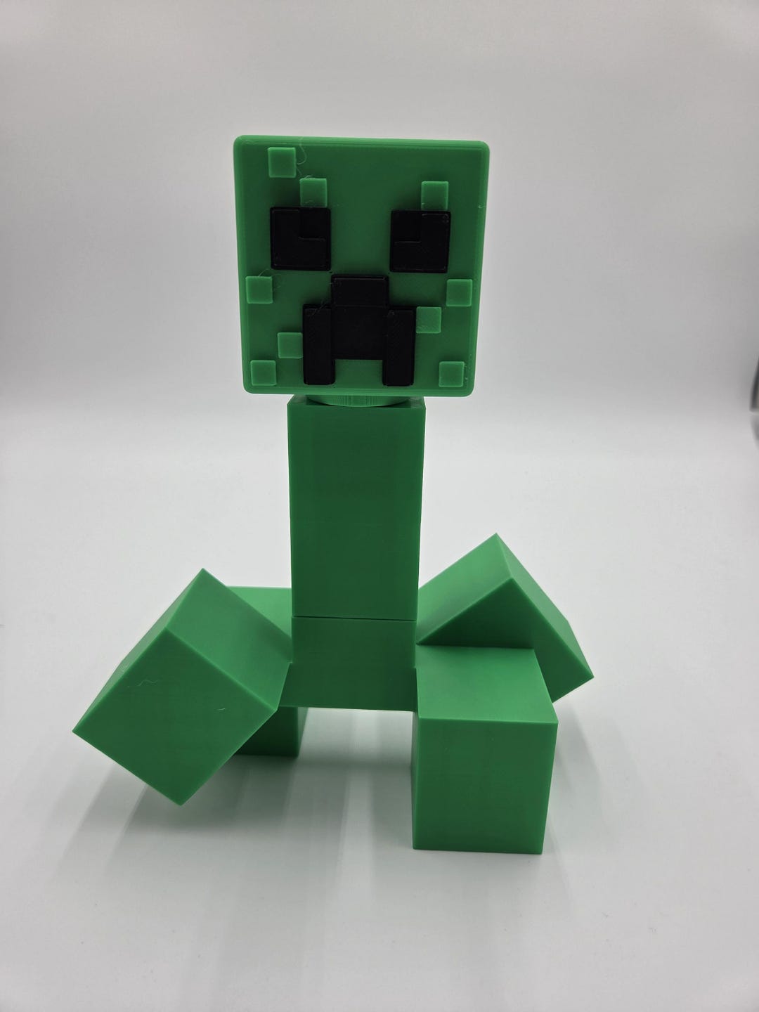 3D Printed Brick Built Minecraft Creeper 8" Tall - Etsy