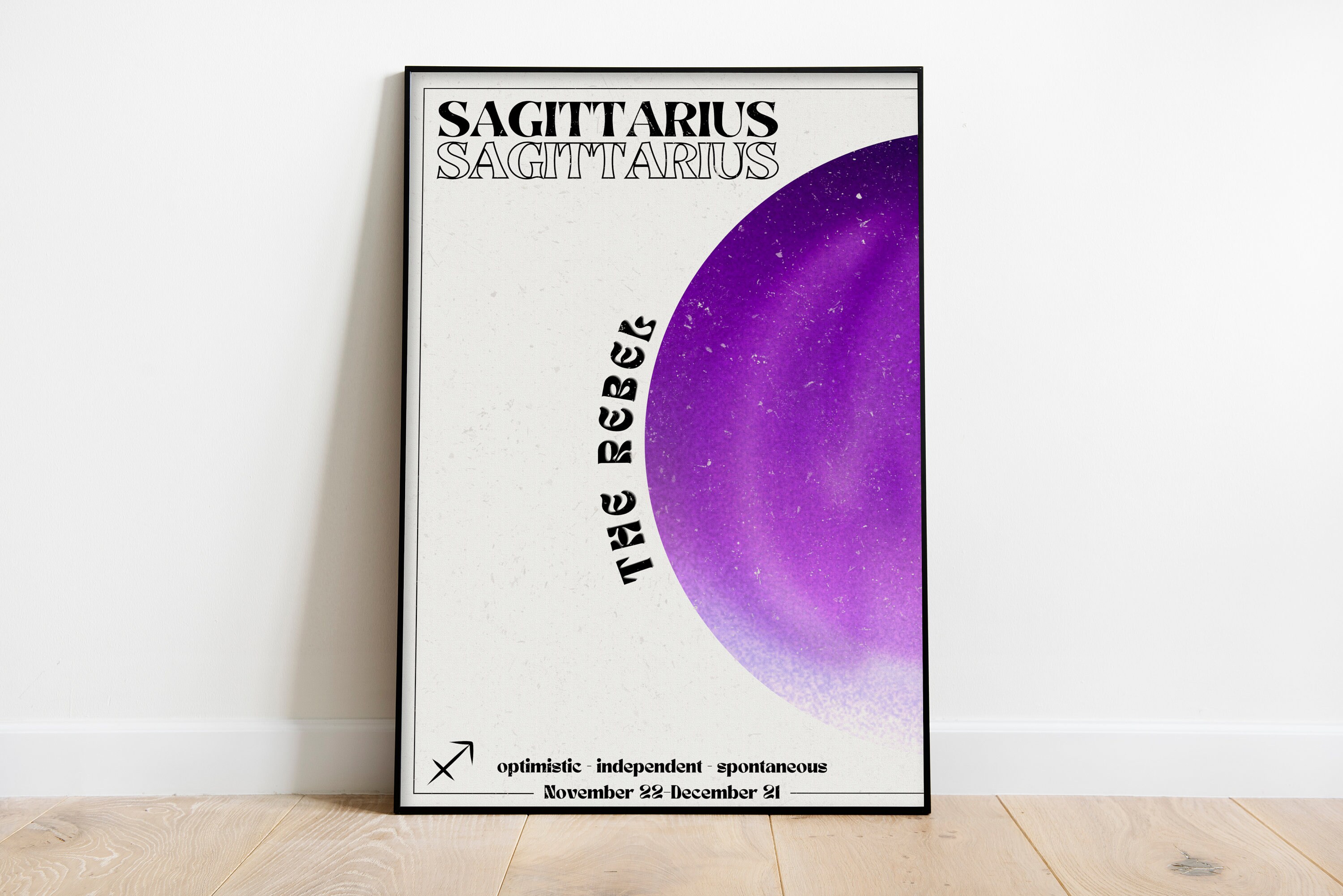 Sagittarius Wall Art Poster Printable, Sagittarius Wall Art ...