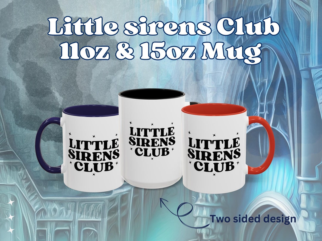Little Sirens Club Accent Coffee Mug (11, 15oz) - Etsy