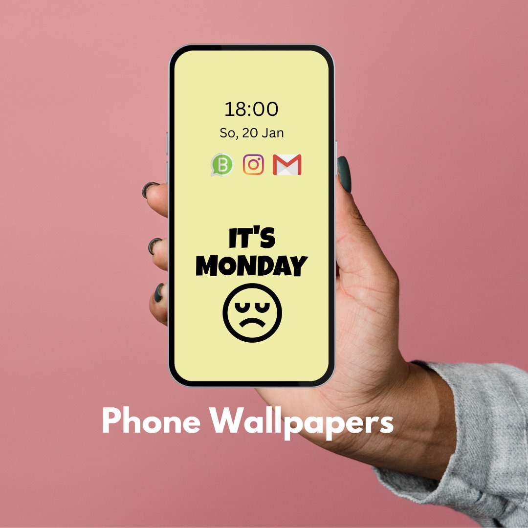 Weekdays Wallpaper - Etsy