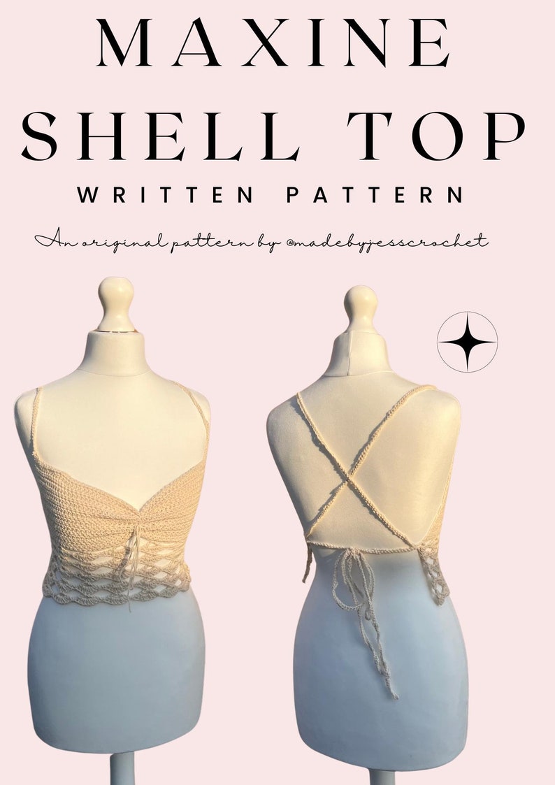 Maxine Shell Top Crochet Pattern - Etsy