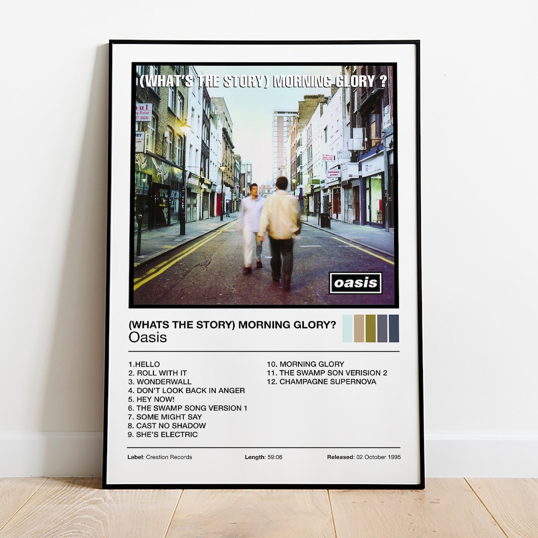 Oasis what's the Story Morning Glory Album Cover Poster - Etsy