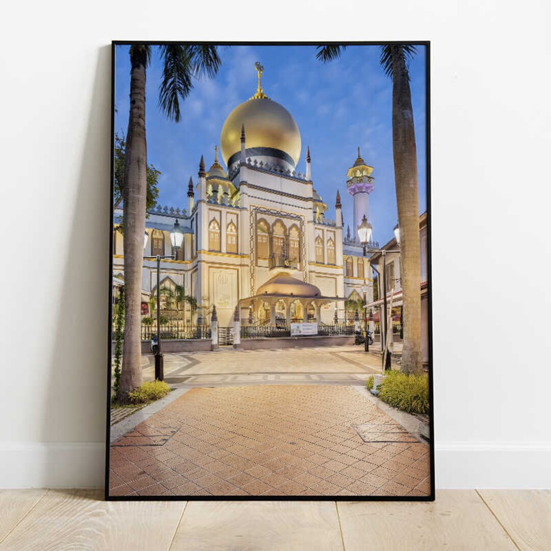 Sultan Mosque Singapore Poster - Etsy