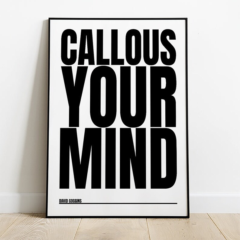 Callous Your Mind Poster - Etsy UK