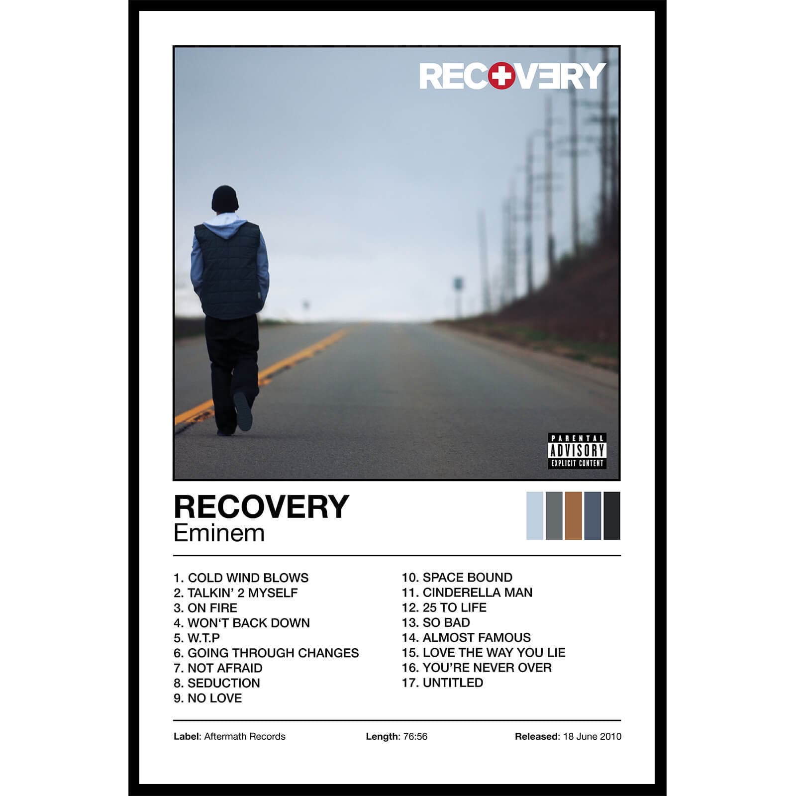 Eminem Recovery Album Cover Poster - Etsy
