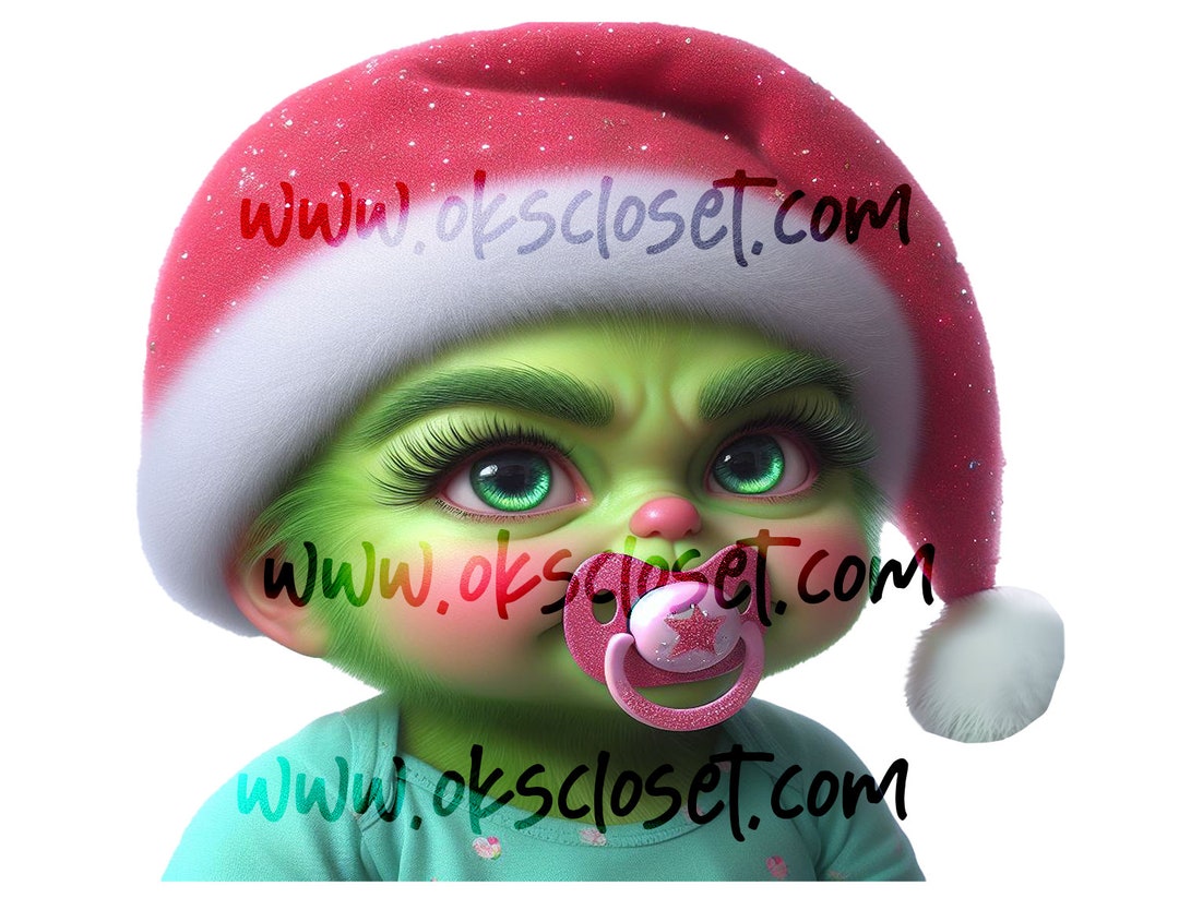 Baby Grinch Lady Baby Grinch Kid - Etsy