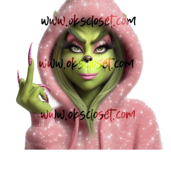 Cute Girl Grinch - Etsy