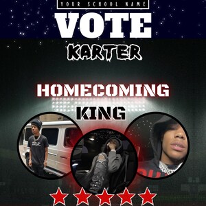 Homecoming Flyer, Social Media Flyer, Homecoming King, Flyer, Template ...