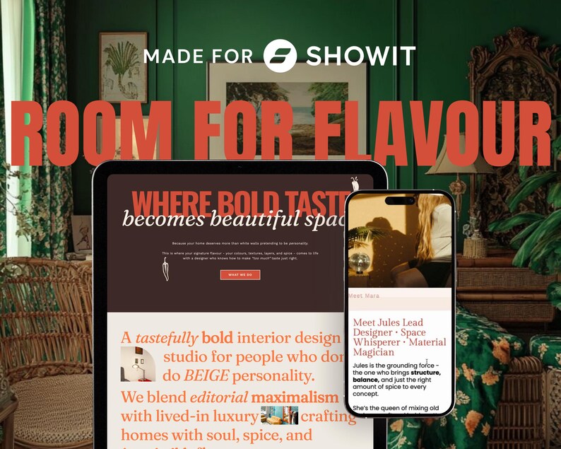Showit Website Template for Interior Designers, Creatives & Studios ...