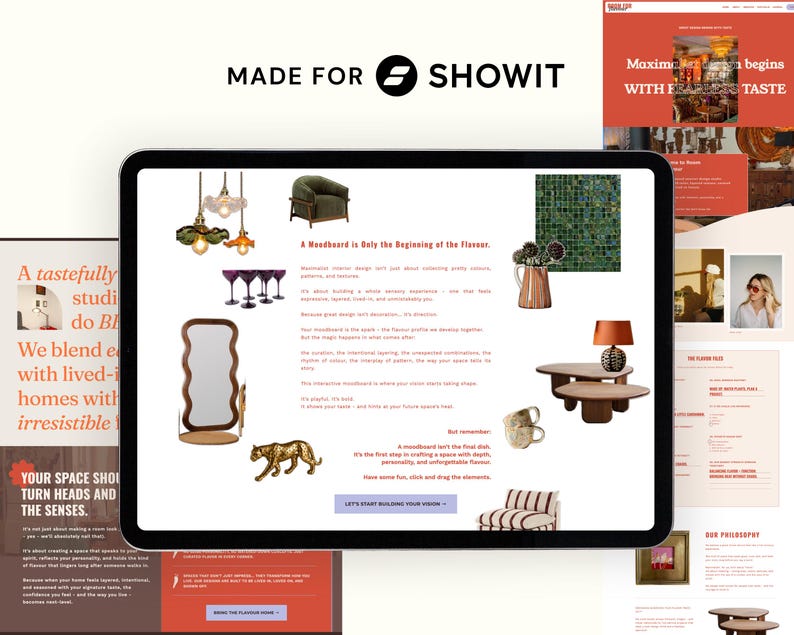 Showit Website Template for Interior Designers, Creatives & Studios ...