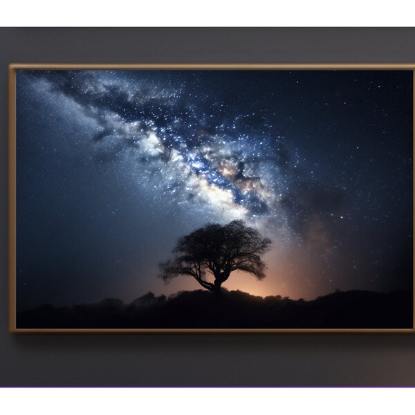 Starry Sky Poster - Etsy
