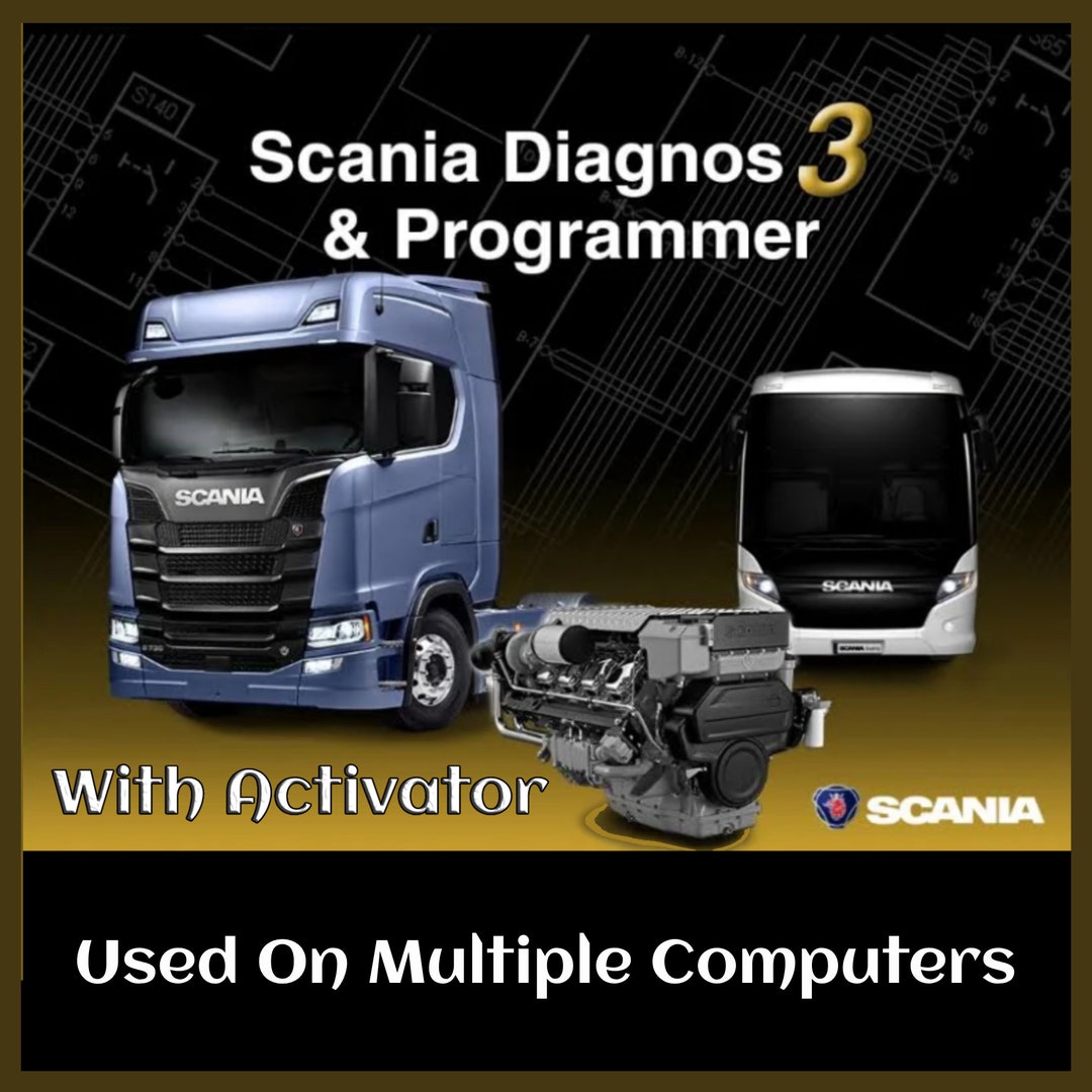 Scania Diagnos & Programmer SDP3 2.59.2.4 With Activator for Used on ...