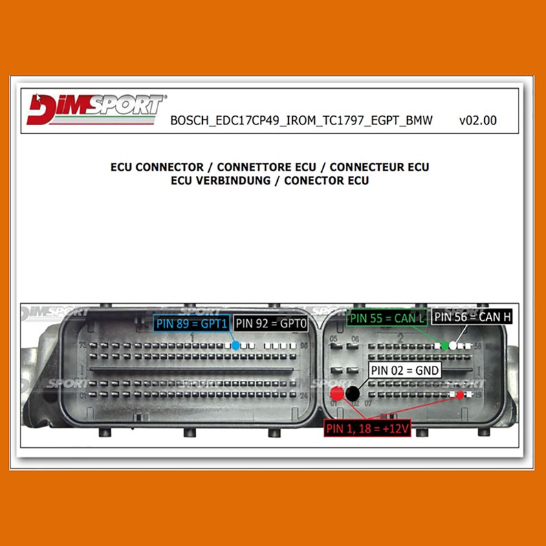 EGPT Pinout Bosch Tool V1.4 Connections to Be Able to Read and Backup ...